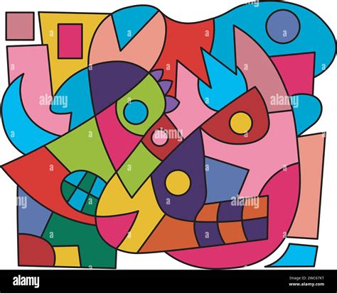 Colorful Abstract Art Stock Vector Image And Art Alamy