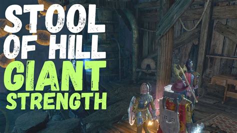 Baldurs Gate 3 Stool Of Hill Giant Strength How To Get The Club Of