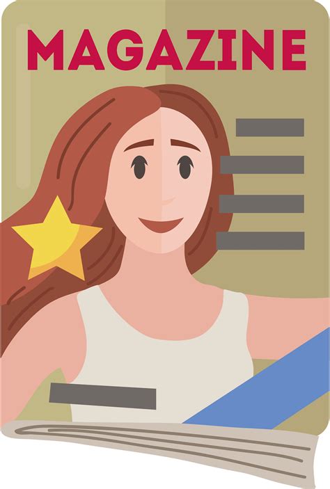 Cartoon Tijdschrift Clipart