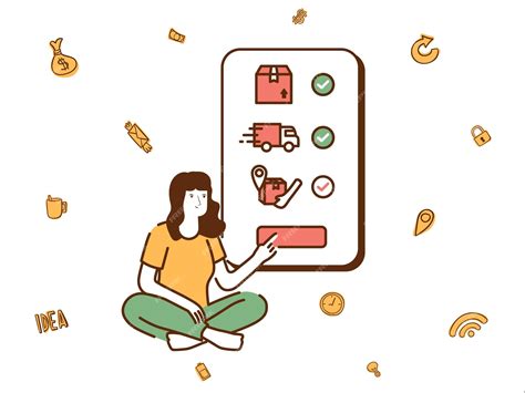 Premium Vector Ecommerce Concept Illustration