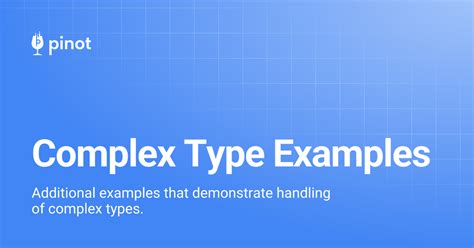 Complex Type Examples Release 130 Apache Pinot Docs