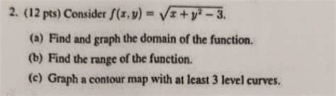 solved 2 12 pts consider f x y x y2−3 a find and