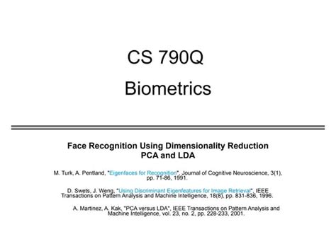 Fr Pca Lda Ppt