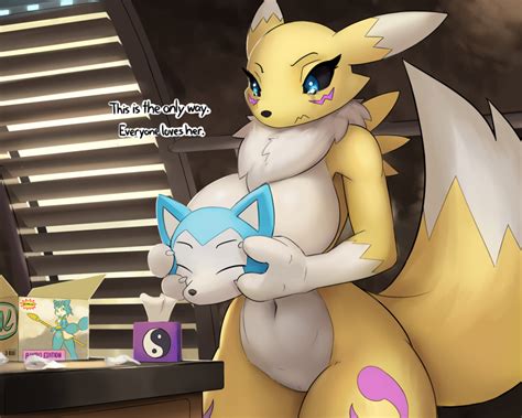 Rule 34 3 Fingers Anthro Bandai Namco Big Breasts Black Sclera Blue