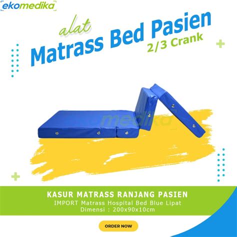 Jual Matrass Bed 3 Crank Kasur Tempat Tidur Ranjang Matras Pasien Rumah