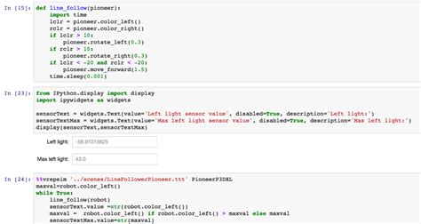 First Attempt At Using Ipywidgets In Jupyter Notebooks To Display V Rep Robot Simulator