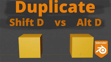blender 3 3 duplicate linked and unlinked youtube