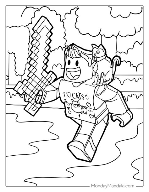 40 Roblox Coloring Pages Free Pdf Printables Artofit