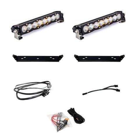 Baja Designs 21 24 Ford F 150 Raptor S8 10 Dual Behind Grille Light