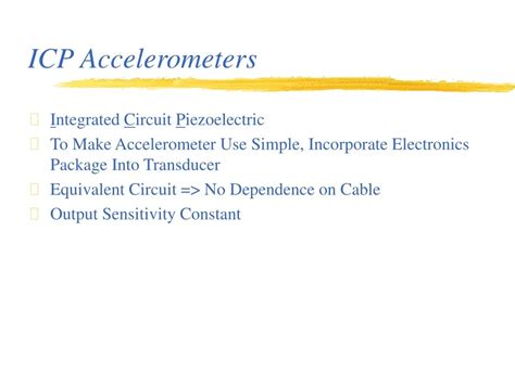 ppt accelerometers theory design and applications in vibration analysis powerpoint