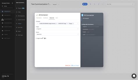 Text Summarization AI Blueprint Cnvrg Io Docs