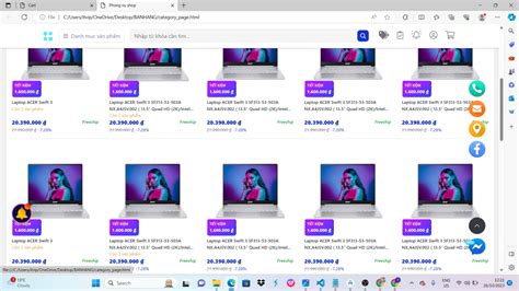 Chia sẻ code website tĩnh bán hàng tải code html css javascript miễn