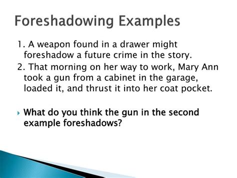 Ppt Flashback Foreshadowing And Symbolism Powerpoint Presentation