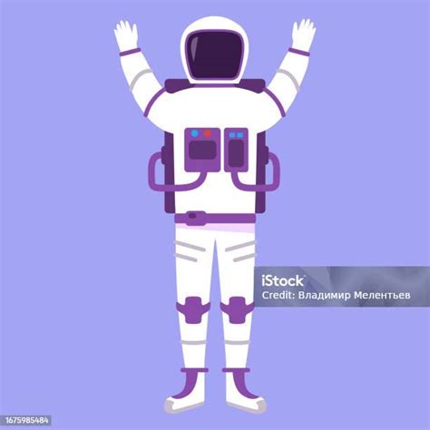 즐거운 우주 비행사 우주복 헬멧을 쓴 우주인 남성 우주 비행사 또는 우주 우주 비행사에 대한 스톡 벡터 아트 및 기타 이미지 우주 비행사 인포그래픽 개념 Istock