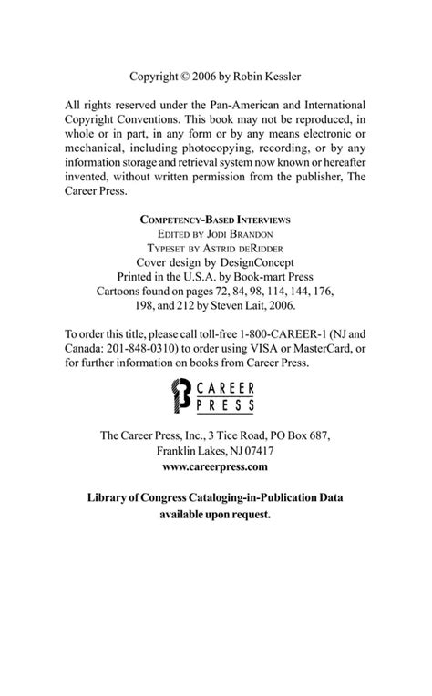 Competency Based Interviewing PDF