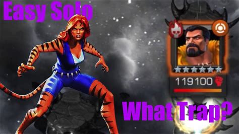 Tigra Outsmarts The Hunter Eternity Of Pain Kraven Solo MCoC YouTube