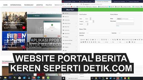 source code website berita seperti detik com power full ringan dan