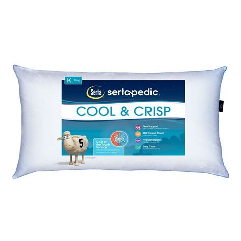 Sertapedic Cool And Crisp Pillow King Size