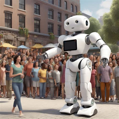 Pepper Humanoid Robot Equipped With Chatgpt Faces Public Conducts Real