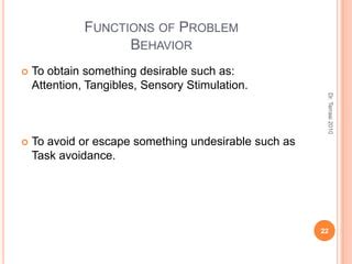 Applied Behavior Analysis PPSX