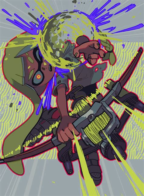 Caffstrink Inkling Girl Inkling Player Character Nintendo Splatoon