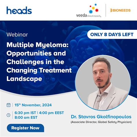 Veeda Veedagroup Veedacr Webinar Myeloma Multiplemyeloma Clinicaltrials Transplant