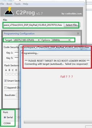CCS TMS F D SCI MODE Burn Fail By C Prog C Microcontrollers Forum C