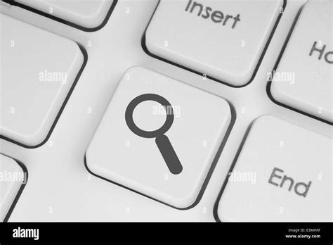Search Button On The Keyboard Close Up Stock Photo Alamy
