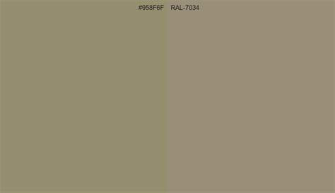 Hex 958f6f To Ral Code Ral 7034 Conversion Chart Ral Classic