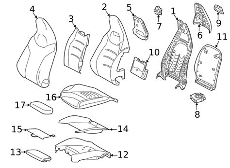 000 910 51 15 Seat Lumbar Support Cushion 2020 2023 Mercedes Benz