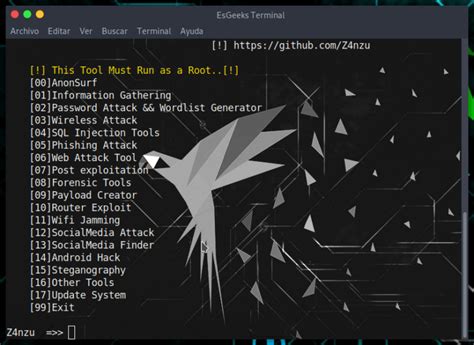 hackingtool herramienta todo en uno para hackers esgeeks