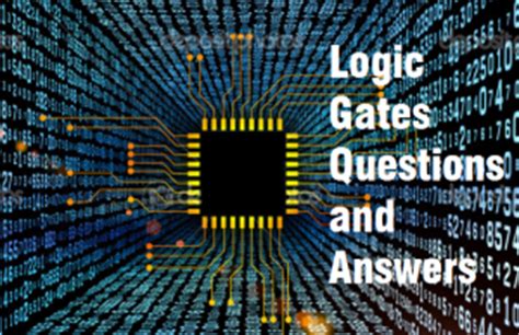 Logic Gates Questions And Answers Engineering Tutorial