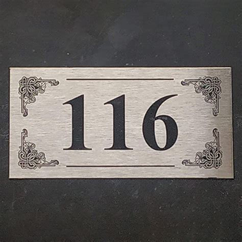 Metal Room Number Plate At Best Price In New Delhi Neelgiri Colour Lab
