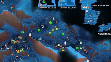 Kadara Mass Effect Andromeda Map