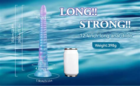 Realistic Anal Dildos 12inch Long Tentacle Dildo With