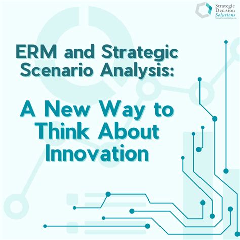 Erm And Strategic Scenario Analysis A New Way To Think About Innovation Strategic Decision