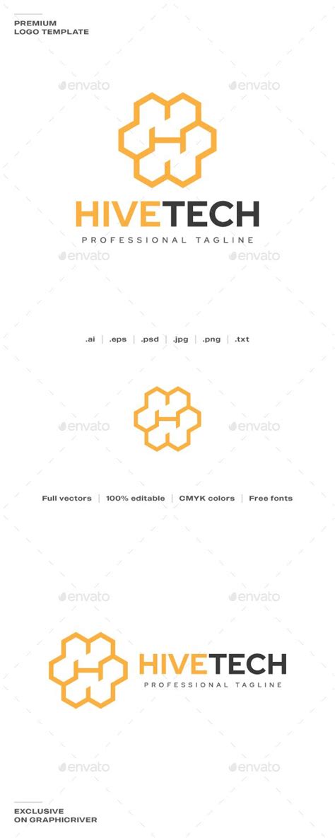 Hive Tech Logo Tech Logos Hives Tech Branding