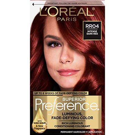 Loreal Hair Color For Dark Hair Red At Maya Taber Blog