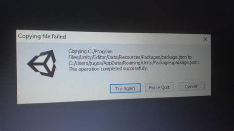 Copying File Failed Operation Completed Succesfully Rsoftwaregore