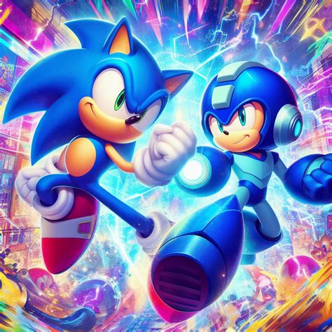 Sonic And Mega Man By Sirfixil On Deviantart