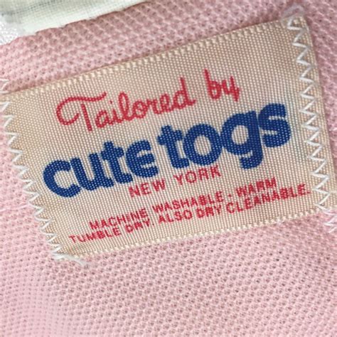 Girls Vintage 80s Pink Cute Togs Dress Coat 18 Mont… Gem