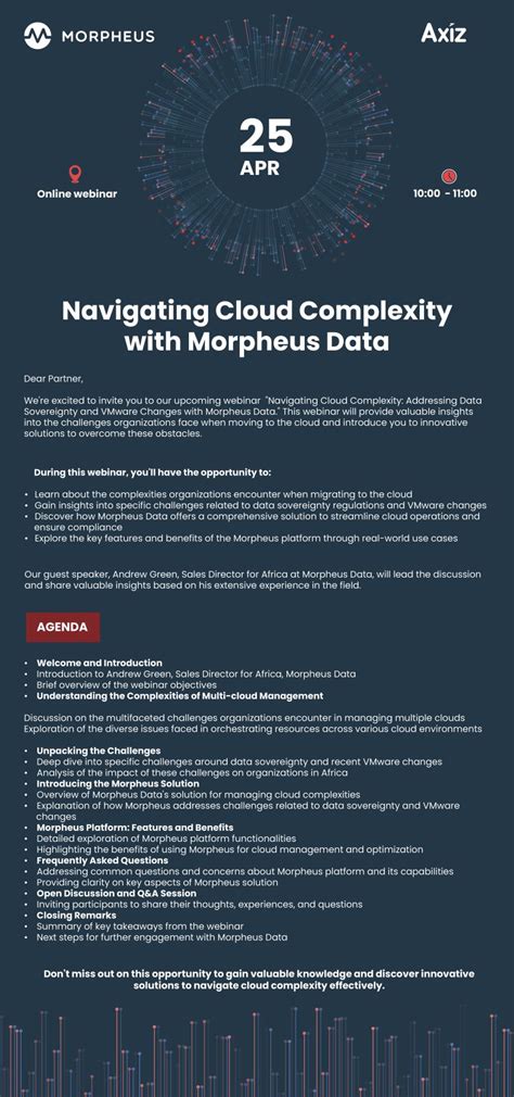 Webinar On Cloud Complexity With Morpheus Data Lawrence Gatimu Pmp® Posted On The Topic