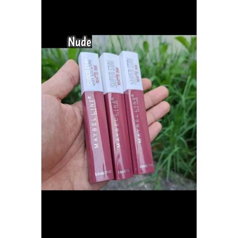 Jual Lipcream Wanra Nude Lipcream Maybelline Superstay Matte Ink Tahan Lama Anti Air Shopee