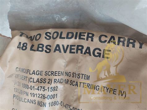 Us Military Camouflage Screening System Desert And Woodland Patterns