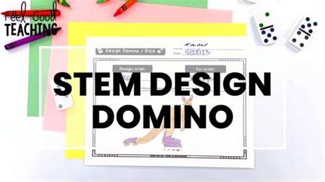 Stem Activity Or Critical Thinking Center Easy Prep Stem Design Domino