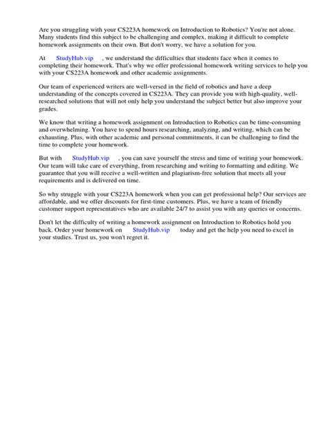Introduction To Robotics Cs223a Homework Solution Pdf Matrix