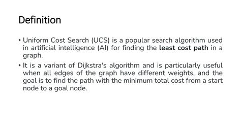 Uniform Cost Search Algorithm In The Ai Environment Pdf