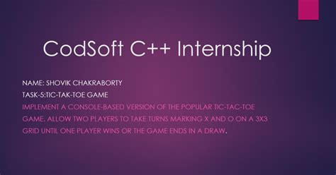 [video] shovik chakraborty on linkedin task5 cplusplus codsoft