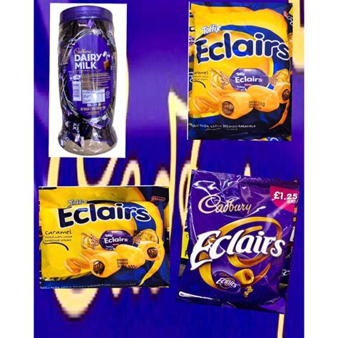 Cadbury Chocolate Candy 405g 90 Pcs 👉🏽eclairs Caramel 300gand1kg Shopee Malaysia