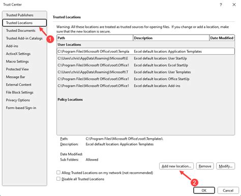 Unblock Macros In Excel Files Downloaded From The Web